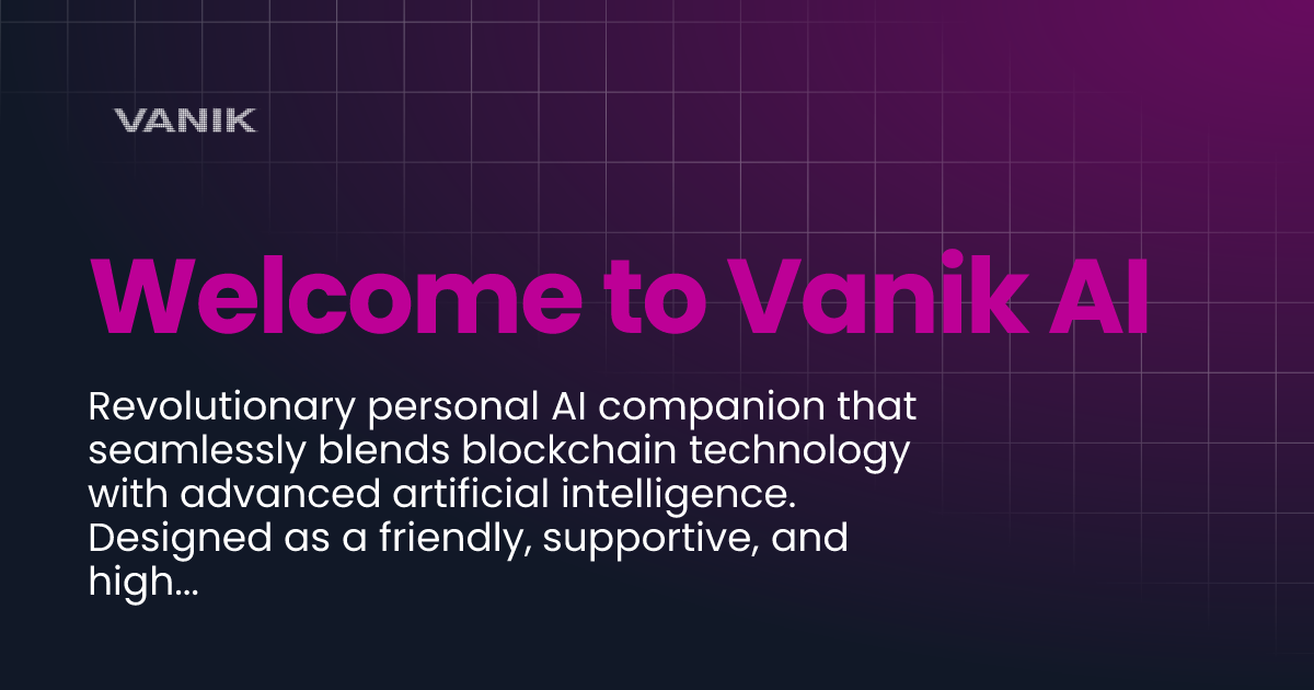 Welcome to Vanik AI | Vanik